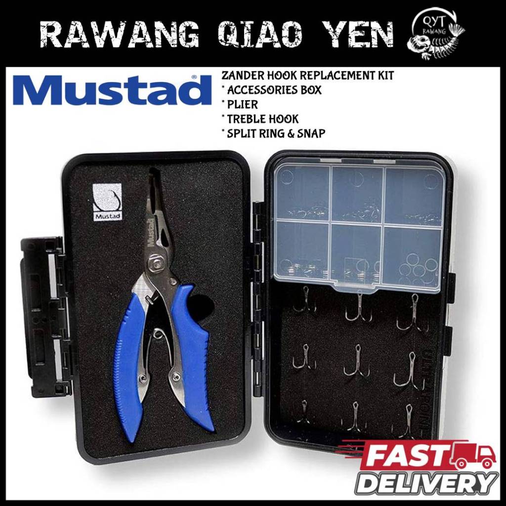 MUSTAD ZANDER HOOK REPLACEMENT KIT, LIMITED EDITION SET, FISHING HOOK ...