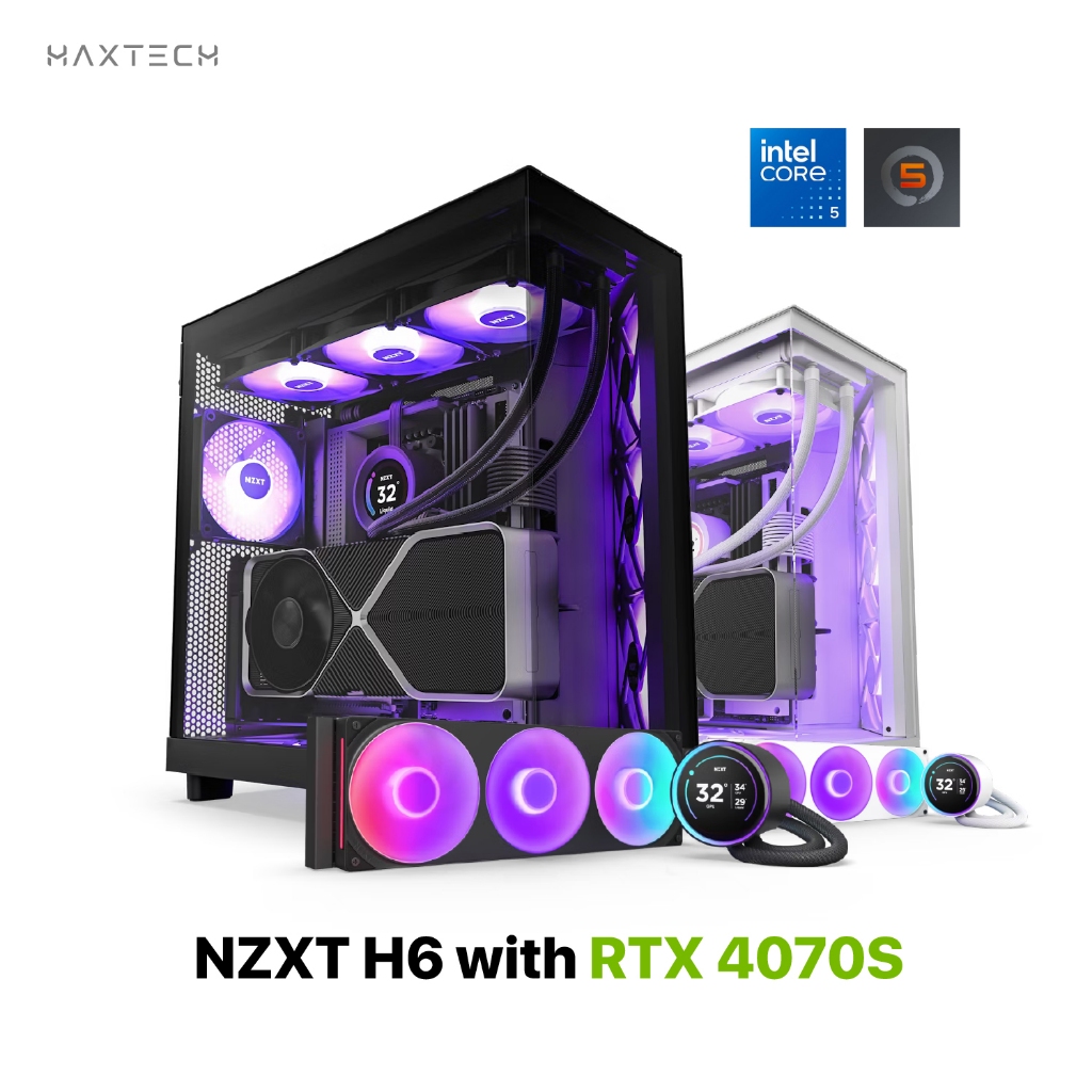 [ NZXT H6 ] Gaming PC Package with NVIDIA GeForce RTX 4070 Super ...