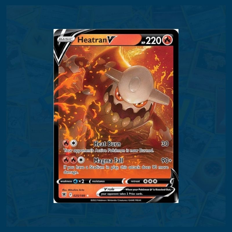 Heatran V (025/189) Ultra Rare | Astral Radiance | Pokemon TCG Card ...