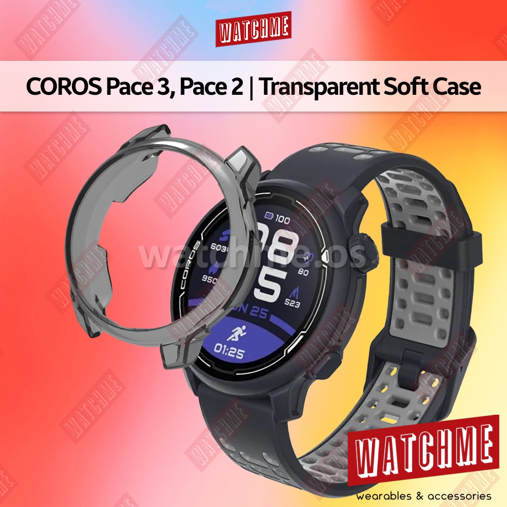 COROS Pace 3, Pace 2 Soft Case, Transparent Protect Cover, High Quality Watch Casing (pace2 ...