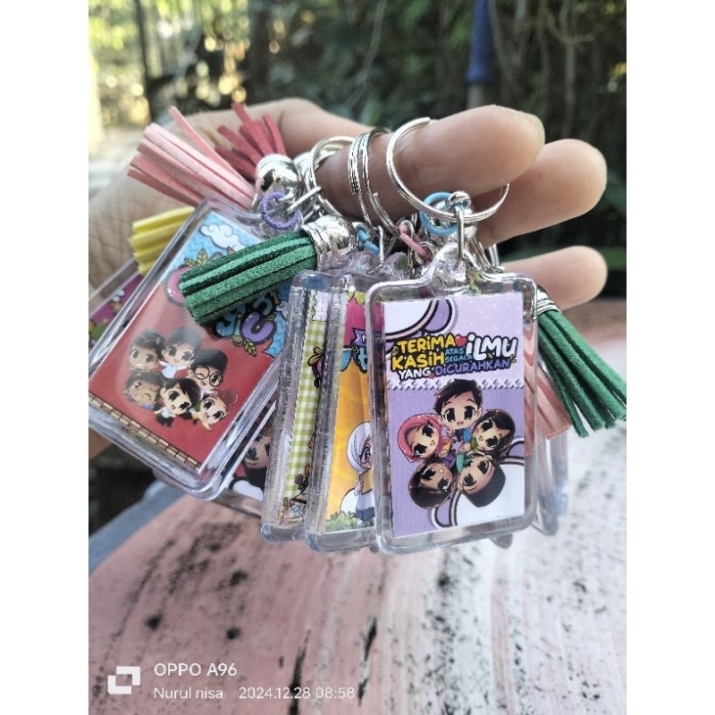 RANTAI KUNCI KEYCHAIN GIFT GURU NEW DESIGN 2025 | Shopee Malaysia