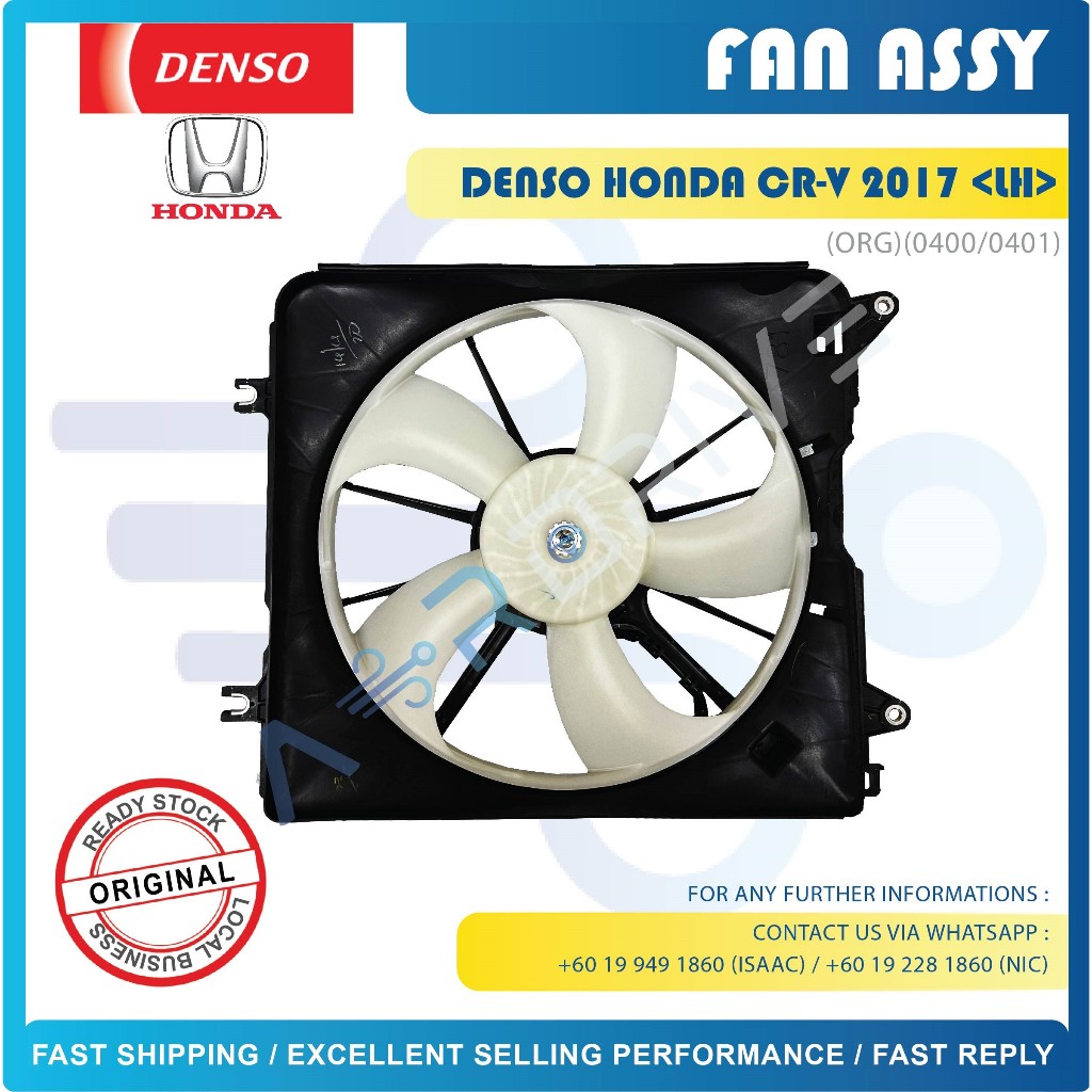 ORIGINAL DENSO HONDA CRV 2017 FAN ASSY ( 0400 / 0401 ) | Shopee Malaysia
