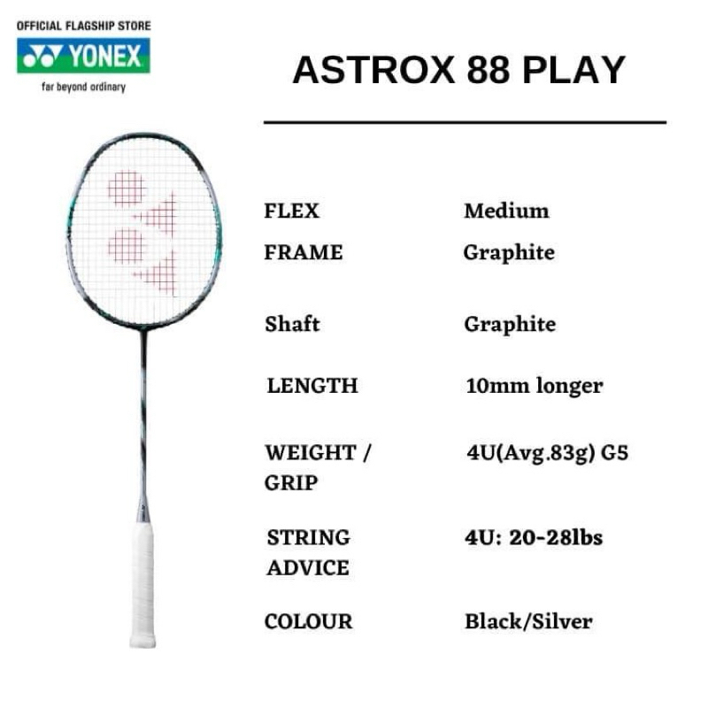 YONEX ASTROX 88 PLAY 3RD GEN ( 100%ORIGINAL) | Shopee Malaysia