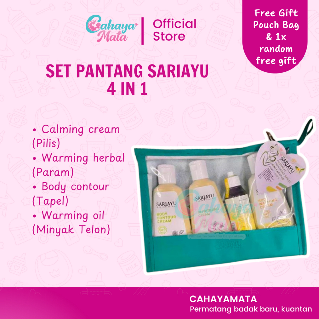 SARIAYU ORIGINAL HQ Full Set Pilis Param Tapel Minyak Telon Bayi ...