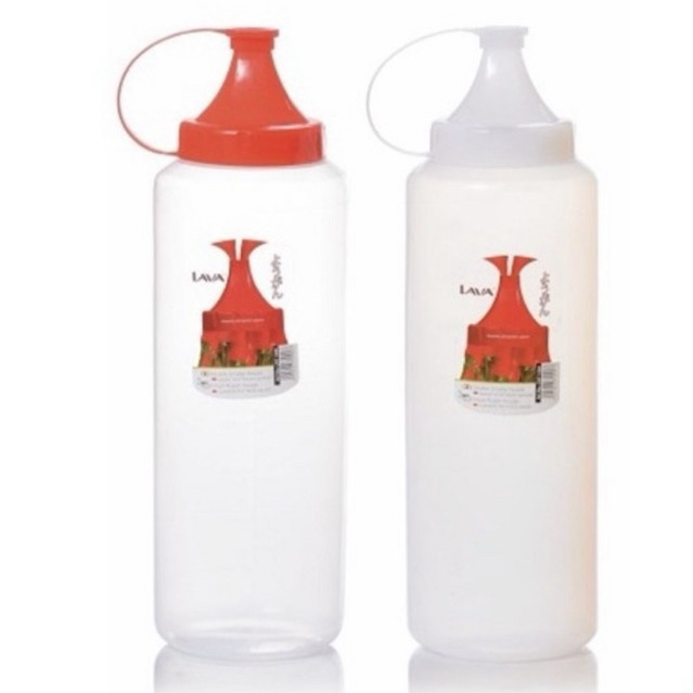 LAVA 1000 ML PLASTIC SAUCE BOTTLE/ BOTTLE SAUCE/ BOTOL SOS/ BOTOL ...