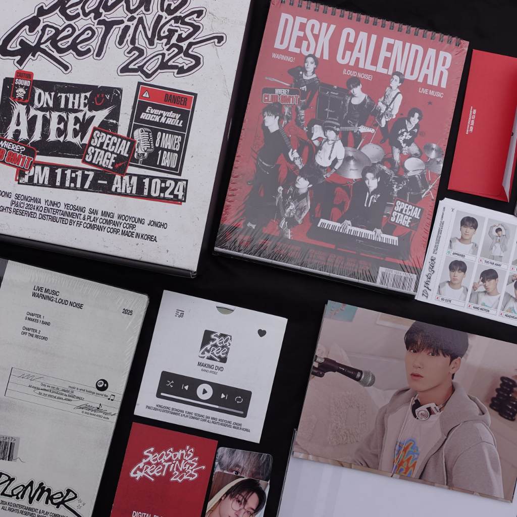 (LOOSE) ATEEZ 2025 SEASON'S GREETING (READY STOCK) | Shopee Malaysia