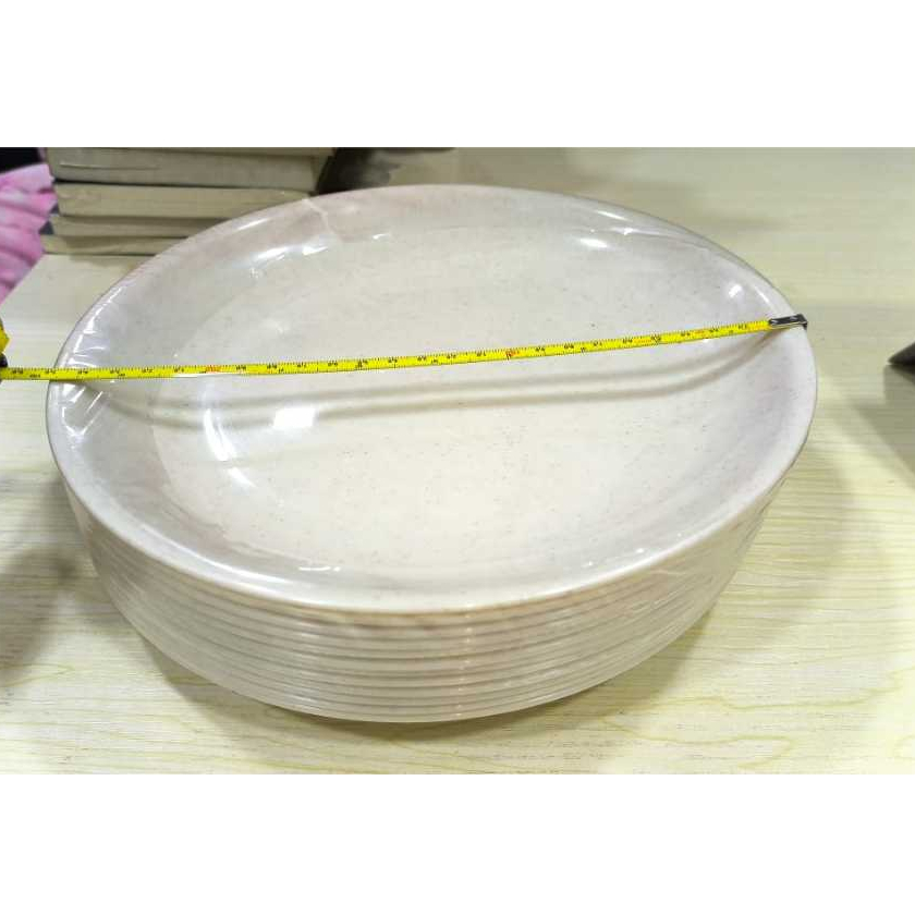 12pcs 10" KFC Plate/ PP Plate/ Kenduri Plate/ Pinggan Plastik/ Plate ...