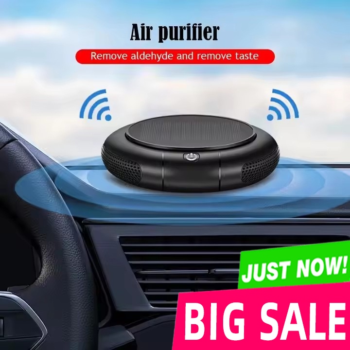 Solar Car Air Purifier 360° Air Cleaner Air Humidifier Hepa Purifier ...