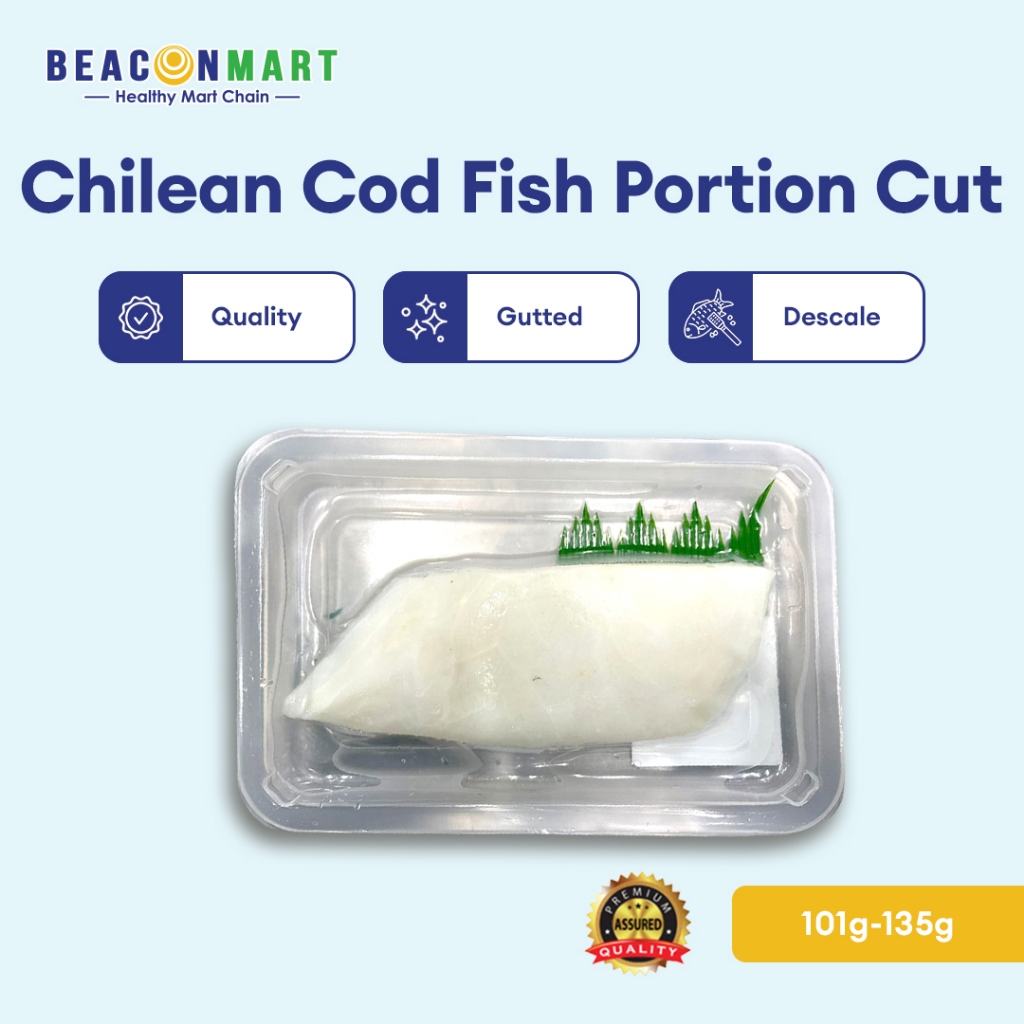[Beacon Mart- Seafood] Wild Caught Chilean Cod Fish Portion Cut | 智利鳕鱼块 ...