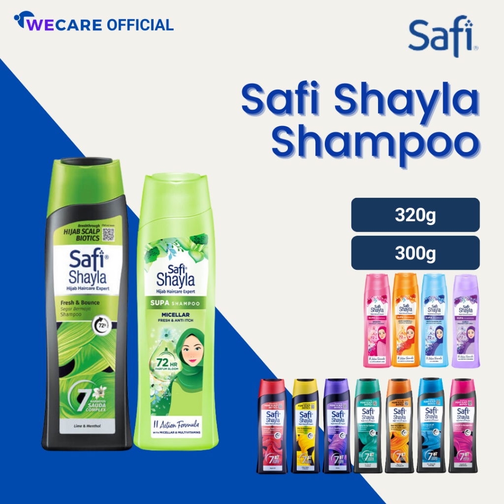 Safi Shayla Shampoo / Syampu Rambut (300g / 320g) - 12 Variants | We Care | Shopee Malaysia