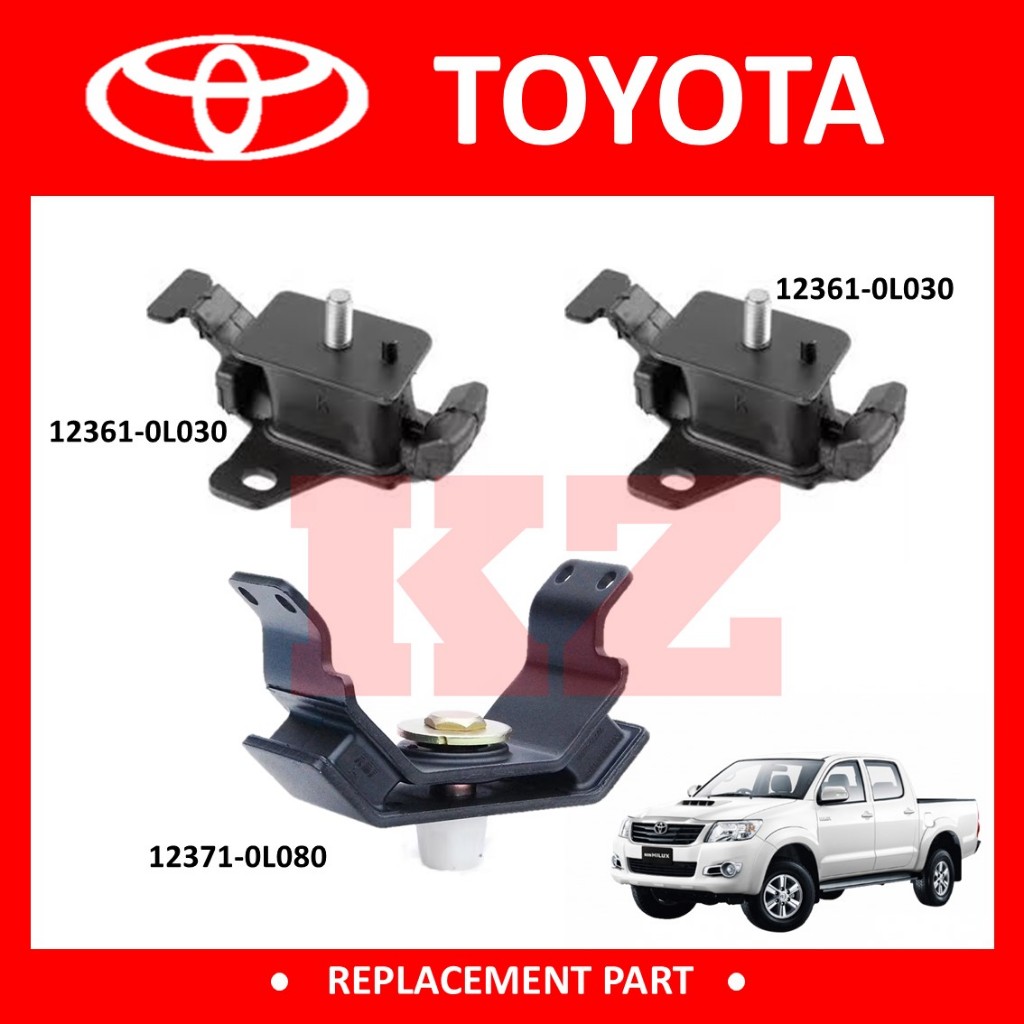 TOYOTA VIGO KUN25 KUN26/AUTO/ 2005-2015/FORTUNER KUN 50 - 3 IN 1 SET ...