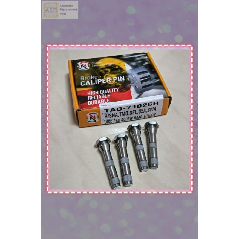 NS Disc Pad Screw Accord Tao, Civic Sna,S5a,City Tmo,Sel,Crv Swa (rear ...