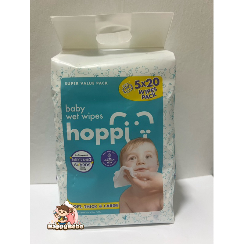 Hoppi Official Premium 99% Baby Water Wipes – Gentle & Safe for Baby’s ...