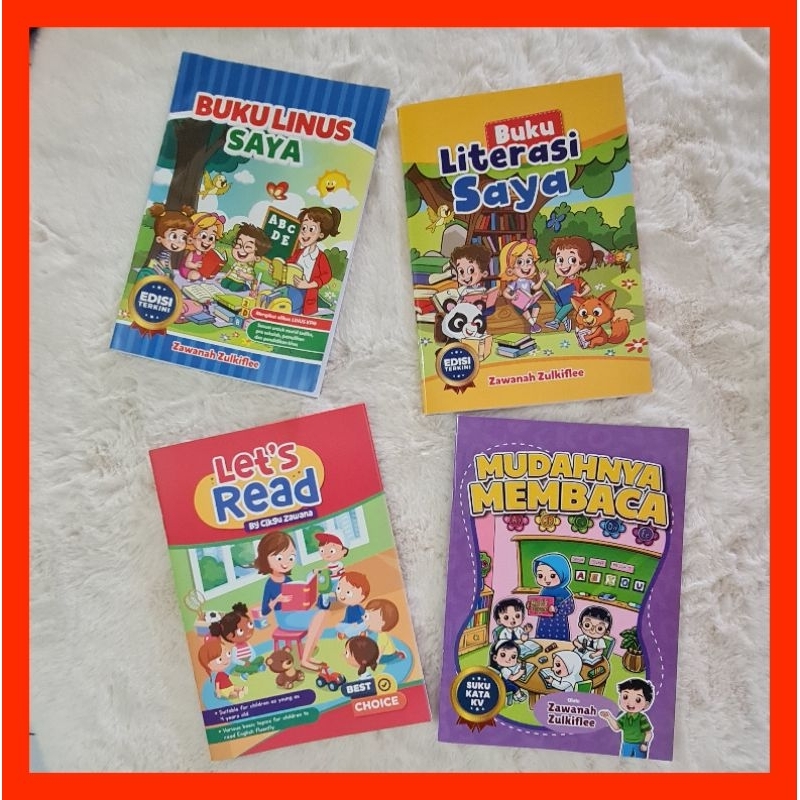 BUKU LINUS SAYA | LETS READ| LITERASI SAYA | BUKU SUKUKATA | BUKU ...