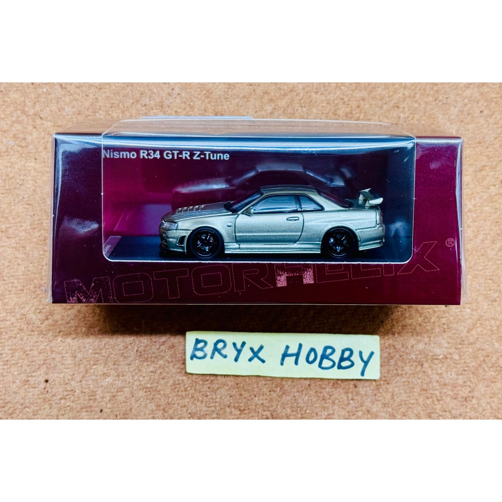 MotorHelix Nissan Skyline GT-R R34 Z Tune Jade Green #MH64R34ZTJGRN (1:64) | Shopee Malaysia