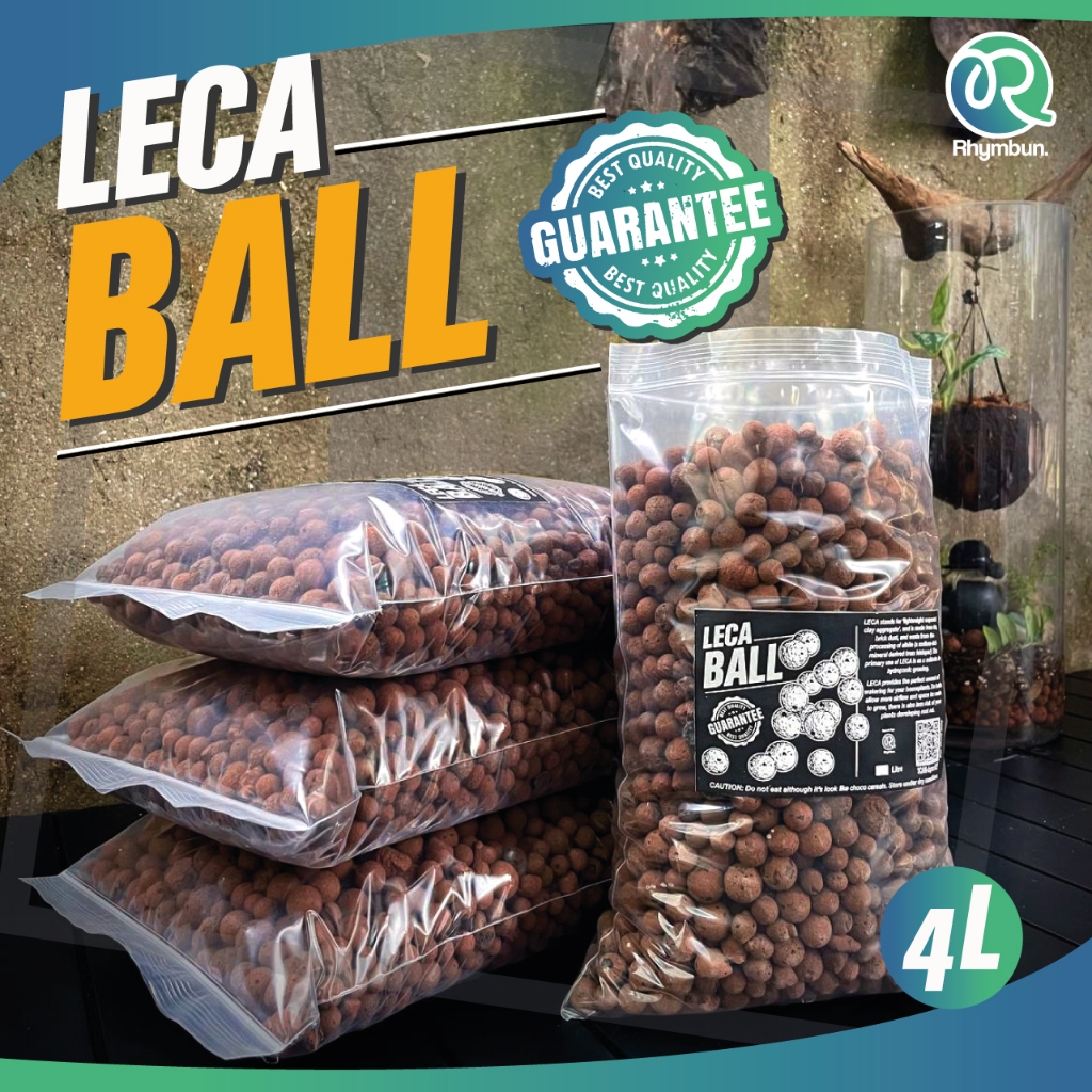 LECA Clay Pebbles (4L) (8-16mm) (High Grade LECA Balls / Clay balls ...