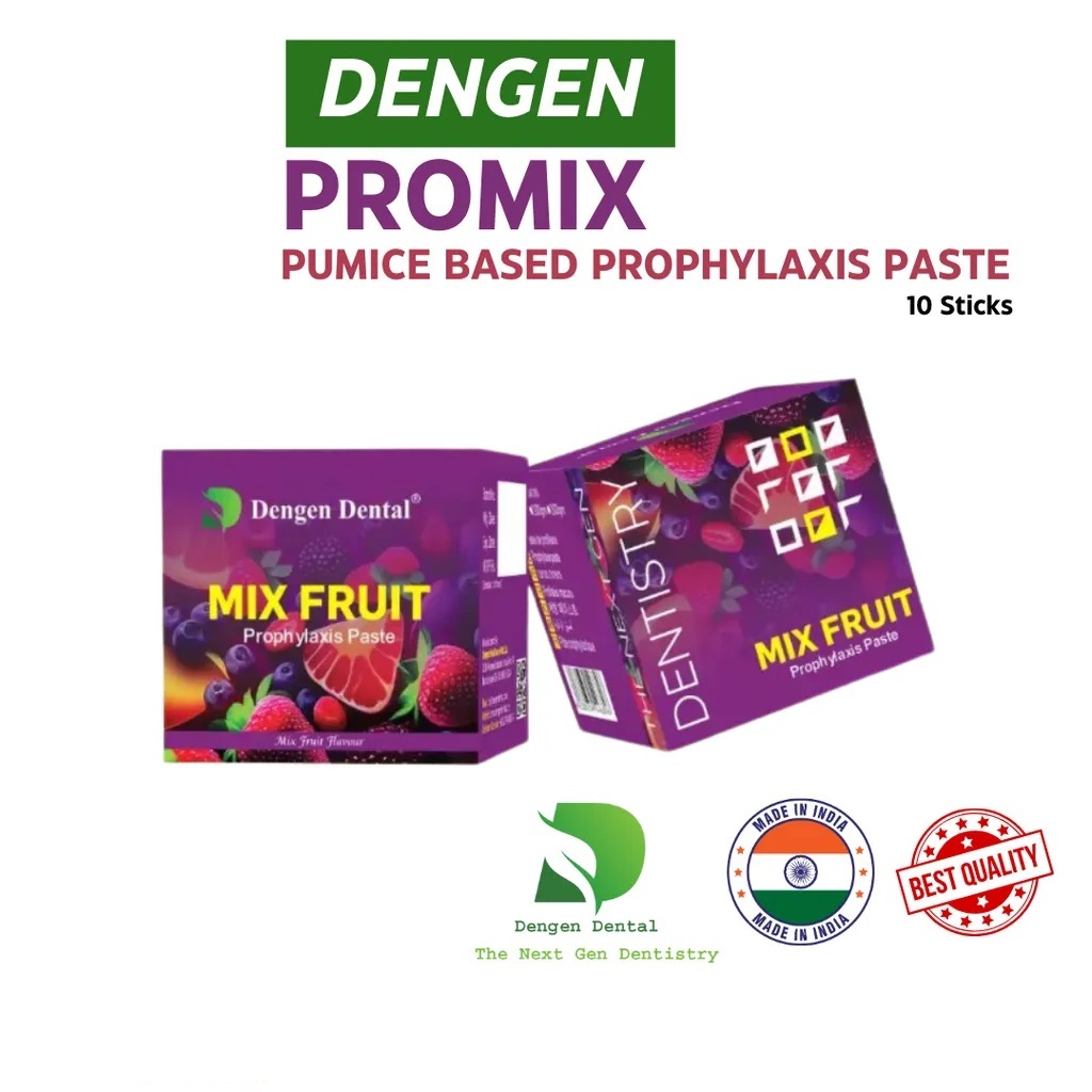 DENGEN PROMIX - Pumice Based Prophylaxis paste (100gm) Mixed Fruit ...