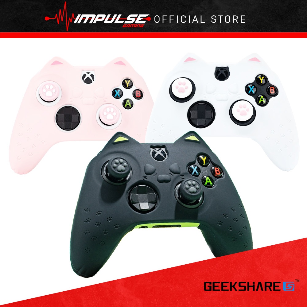 GeekShare Xbox Series Silicon Case Series - Cat Claw (Pink) / Luo Xiao Hei / ETC | Shopee Malaysia