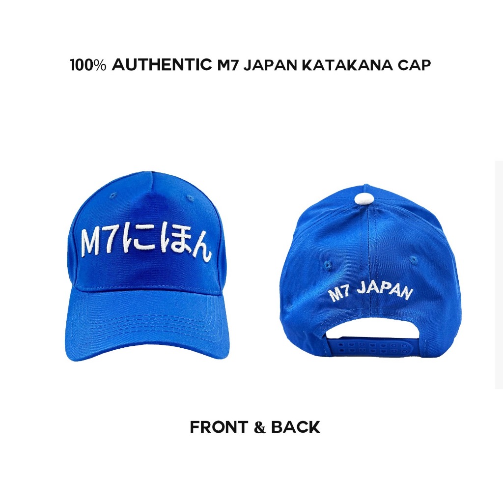 💯% Authentic M7 Japan Katakana Cap | Shopee Malaysia