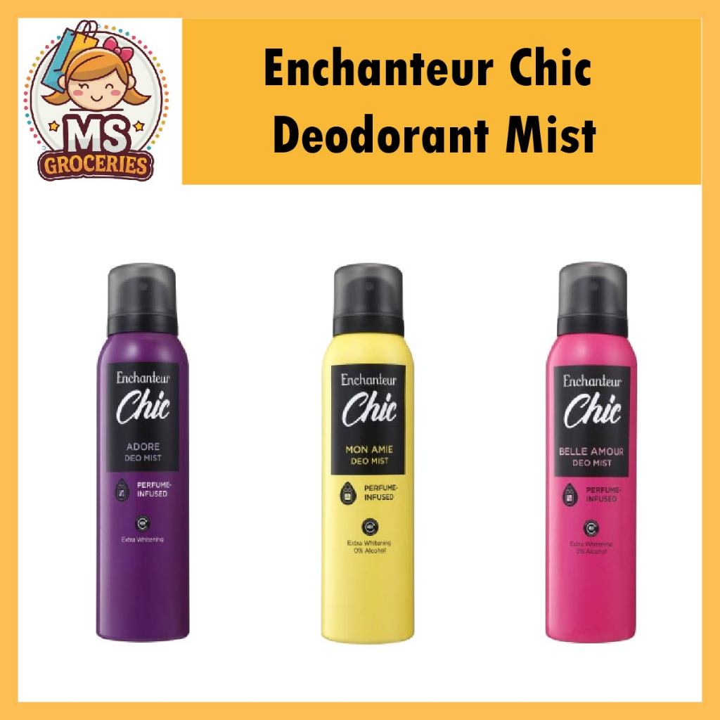 Enchanteur Chic Deodorant Mist/Body Spray 150ml | Shopee Malaysia