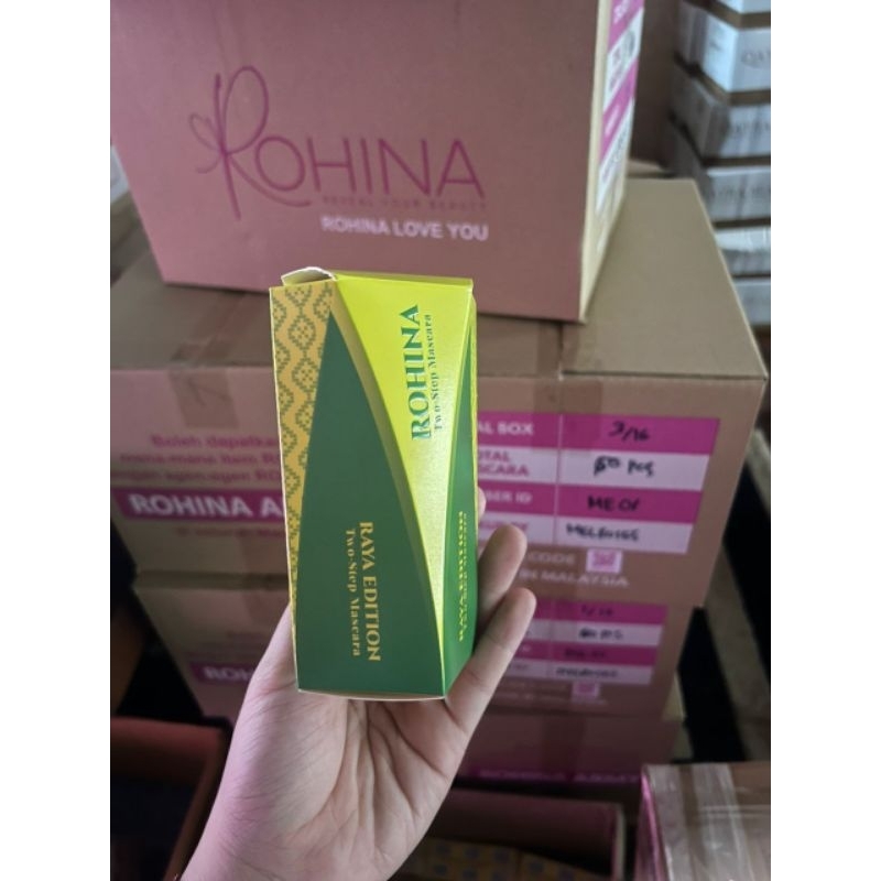 Mascara Rohina Raya edition hijau kuning | Shopee Malaysia