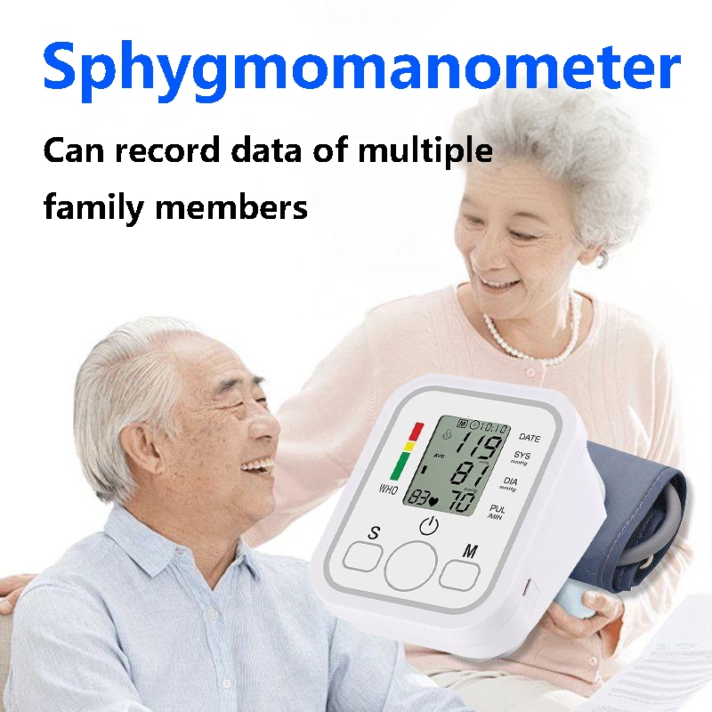 Mini Rechargeable Blood Pressure Monitor USB Digital Auto Heart Beat ...