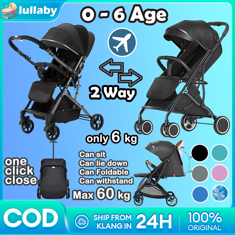 LTD Stroller Baby 2 Way Foldable Lightweight New Born Stroller Travel ...