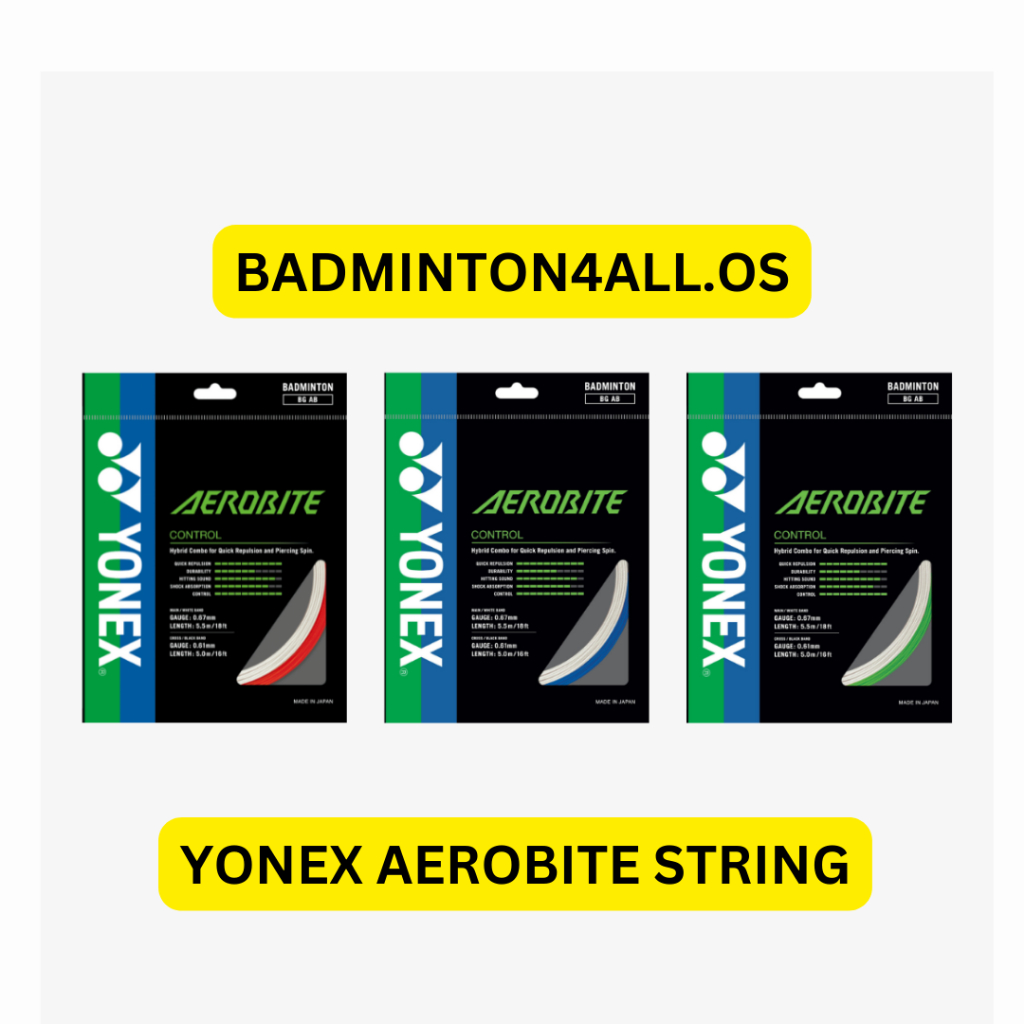 YONEX AEROBITE BADMINTON STRING (100% ORIGINAL) | Shopee Malaysia