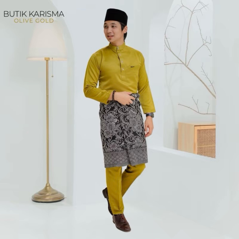[OLIVE GOLD] SEDONDON AYAH DAN ANAK BAJU MELAYU TELUK BELANGA & CEKAK ...