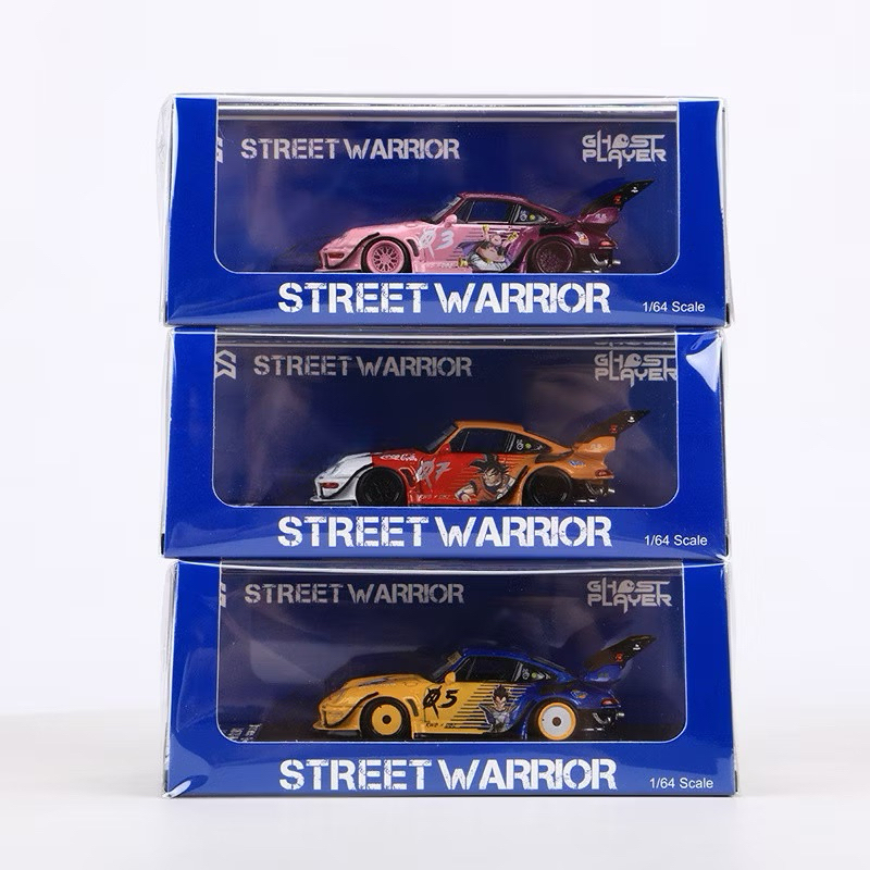 Street Warrior 1: 64 Porsche RWB993 Wide Body Modified Dragon Ball ...
