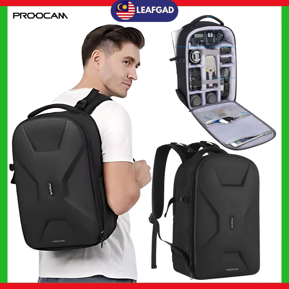 🔥READY STOCK🔥 Proocam Mosiso Professional Hard Case Camera Backpack ...
