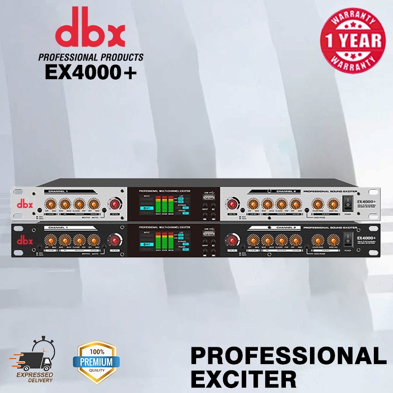 DBX EX-4000+ Penguat Bass MAXIMIZER Penguat Audio Digital, Penguat ...