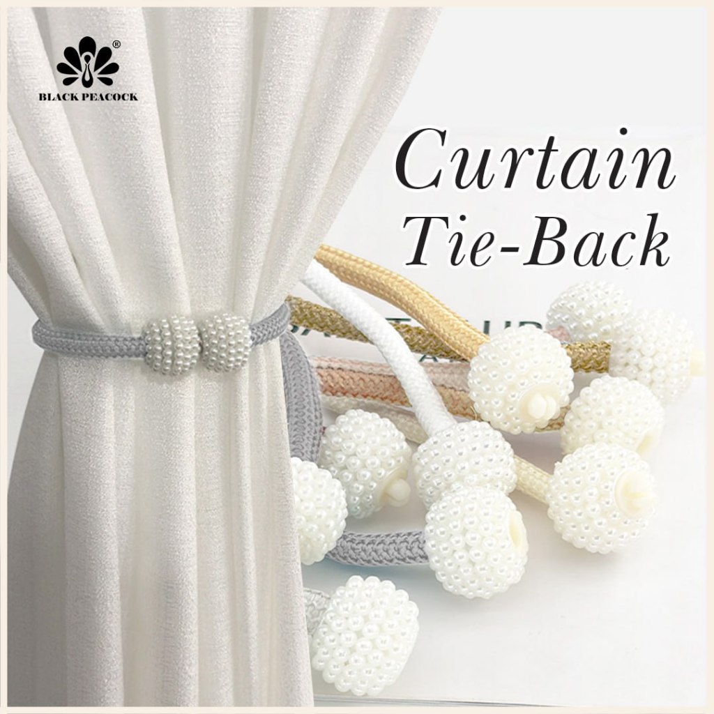 BlackPeacock【Ready Stock】Magnetic Curtain Tieback/Langsir Tali Ikat ...