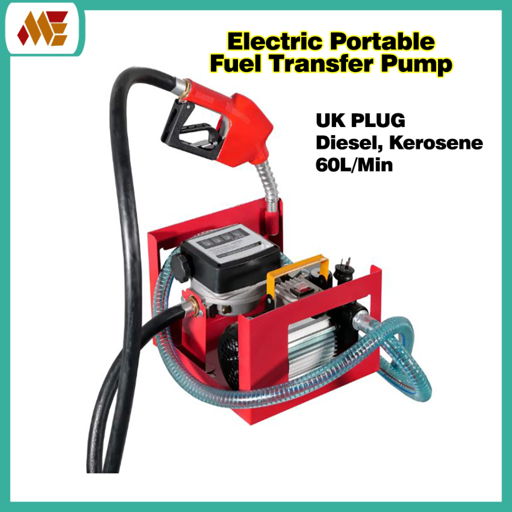 Electric Portable Diesel Transfer Pump Self-Priming Diesel / Kerosene ...