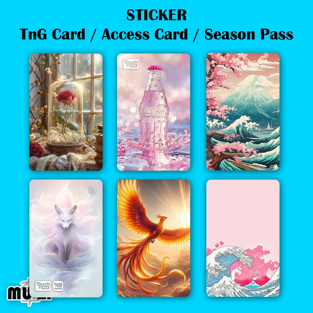 Mix TnG Card STICKER NFC STICKER Waterproof Thick Hard Material Mix ...