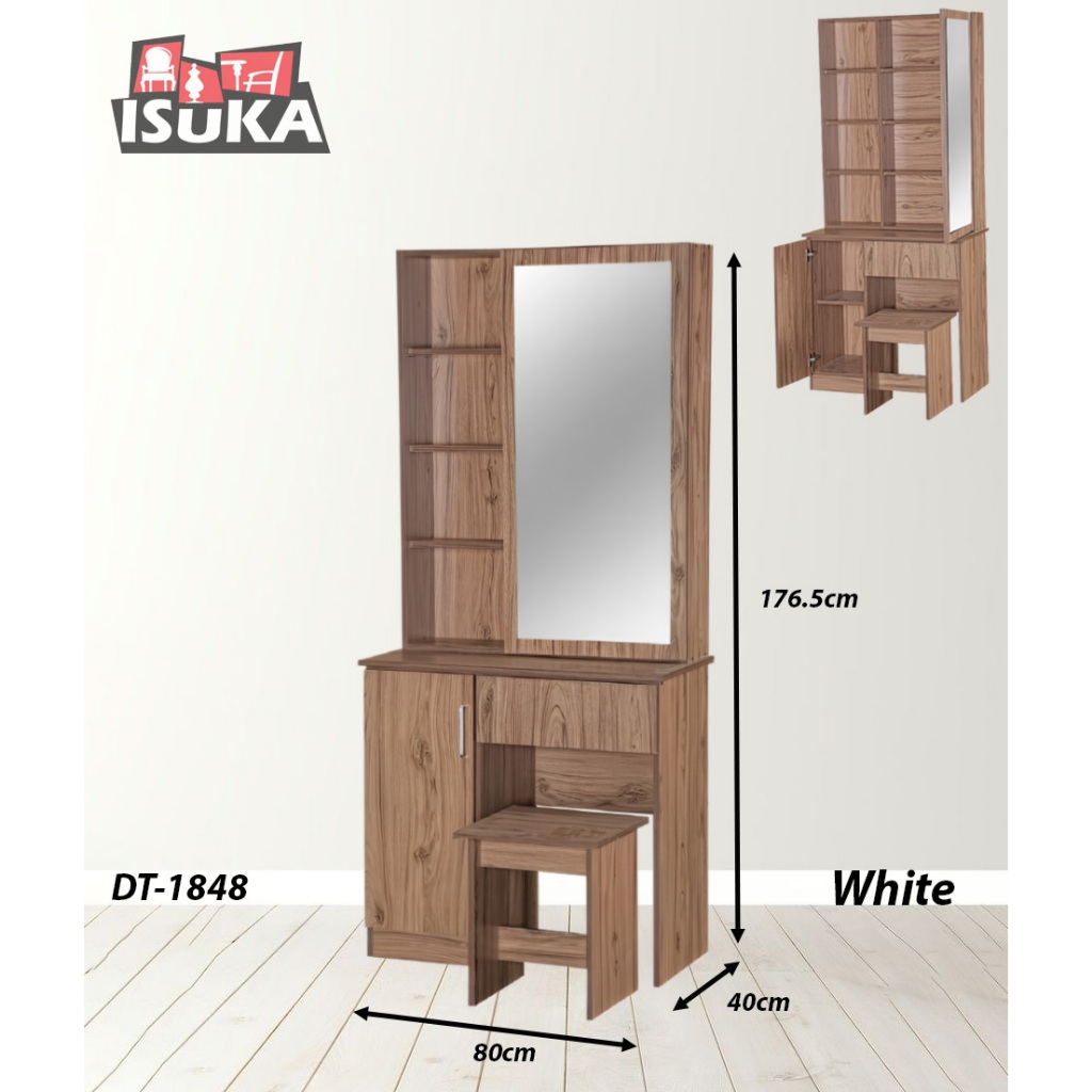 Dressing Table with Shell & Chair - DT1848 | Shopee Malaysia