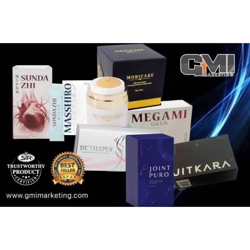 GMI DeShape Jitkara Tamotsu JointPuro Collagen Moricare Masshiro ...
