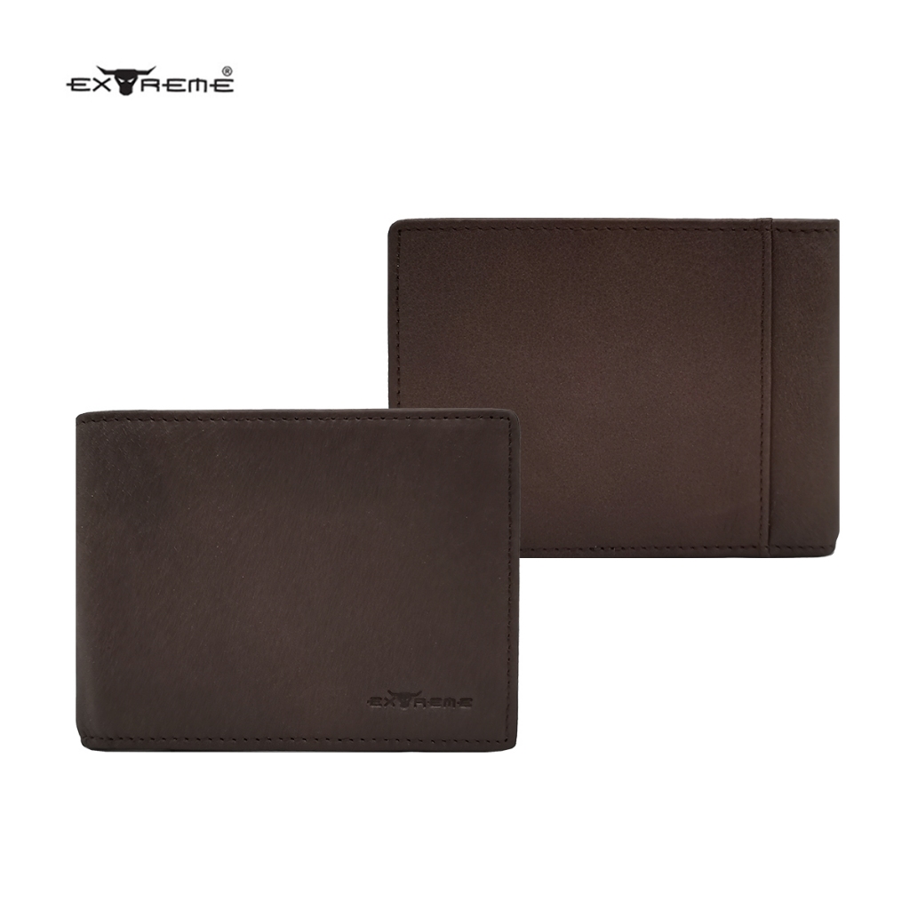 Extreme Genuine Leather XL BiFold Wallet with RFID Blocking for Men ...