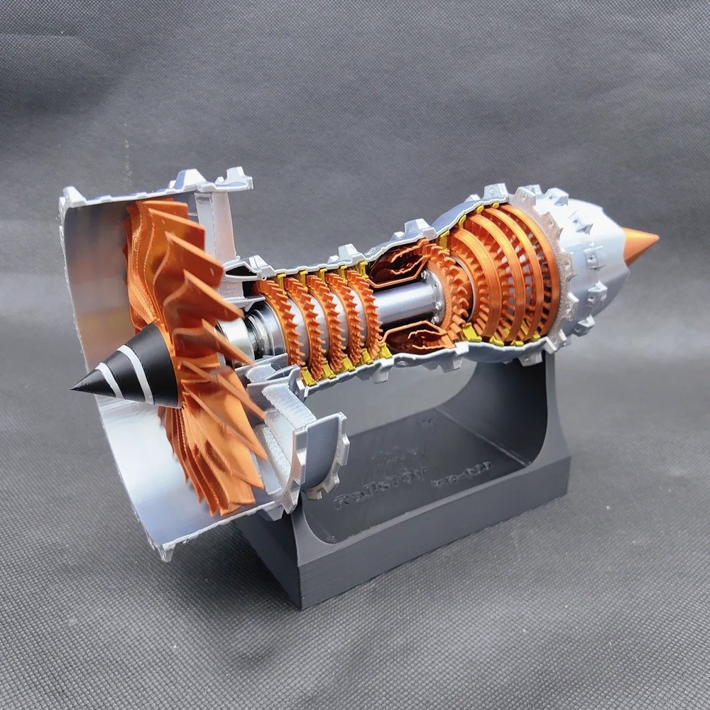 Assembly model of aircraft engine..-Falcon | Shopee Malaysia