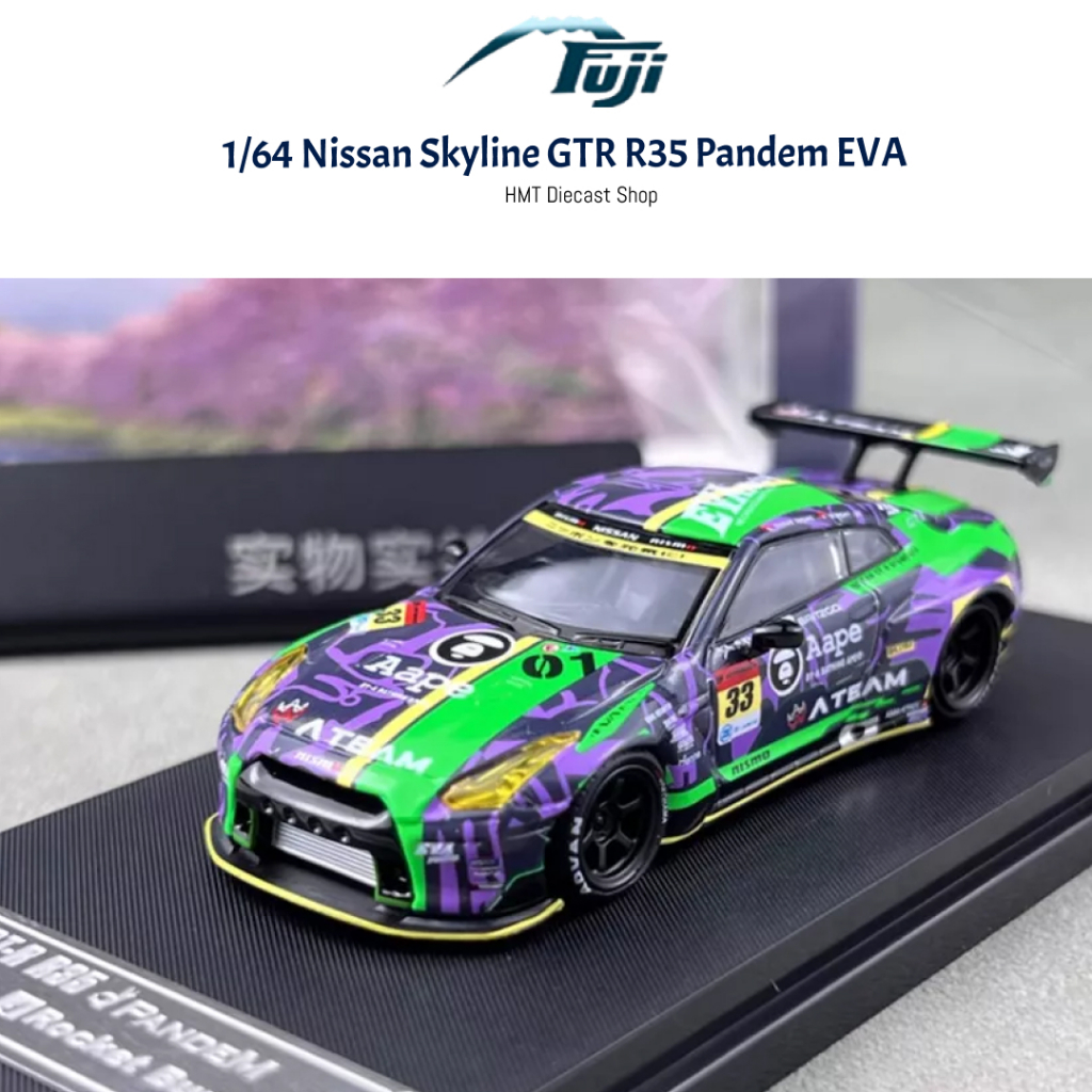 FUJI 1/64 Nissan Skyline GTR R35 Pandem EVA (READY STOCK) | Shopee Malaysia