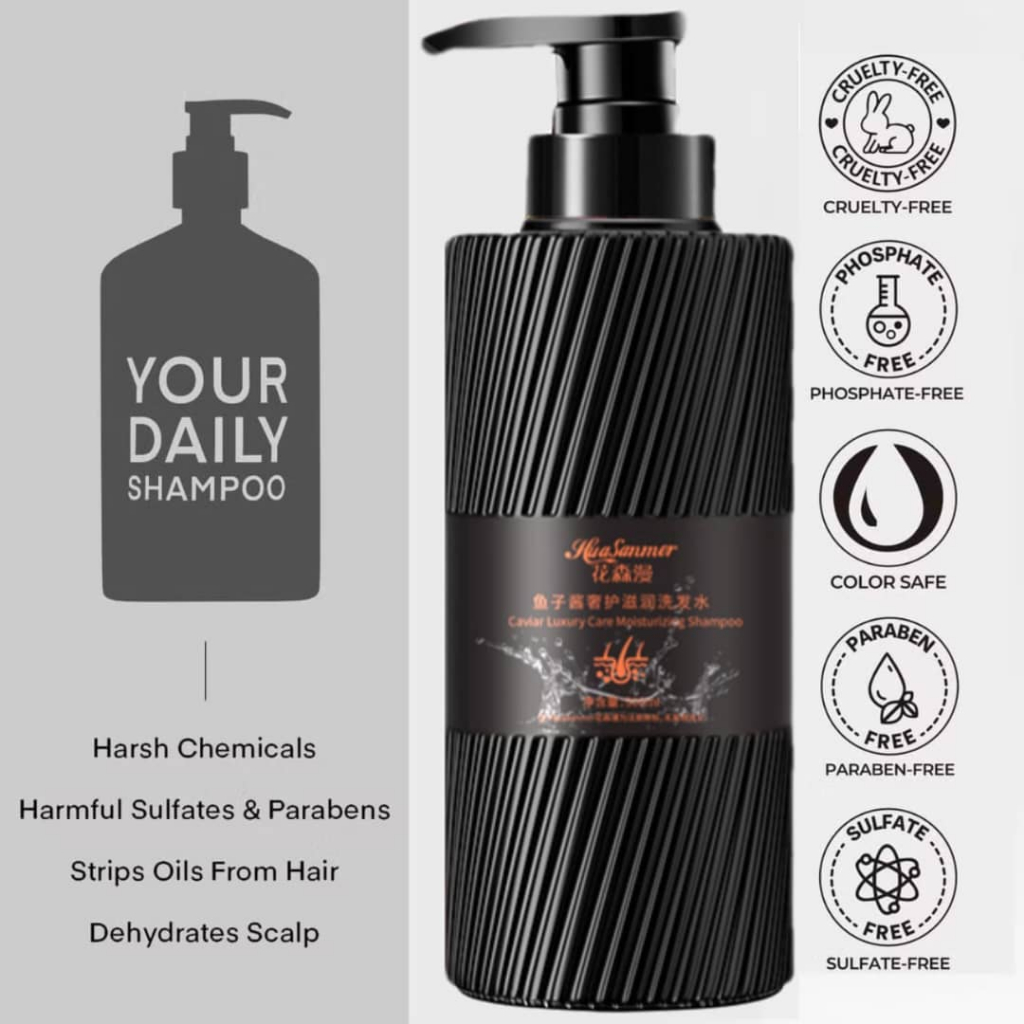 【COD+Malaysia stock】Caviar Oil Control Nourishing Smooth Fluffy Anti-Dandruff Oil Control Caviar ...