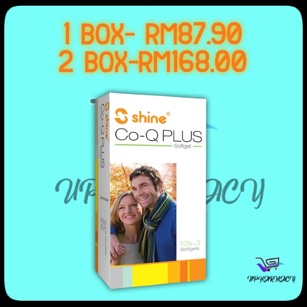 ( NEW EXP)SHINE CO-Q PLUS / co-enzyme Q10 - 100MG (10's x3) | Shopee Malaysia
