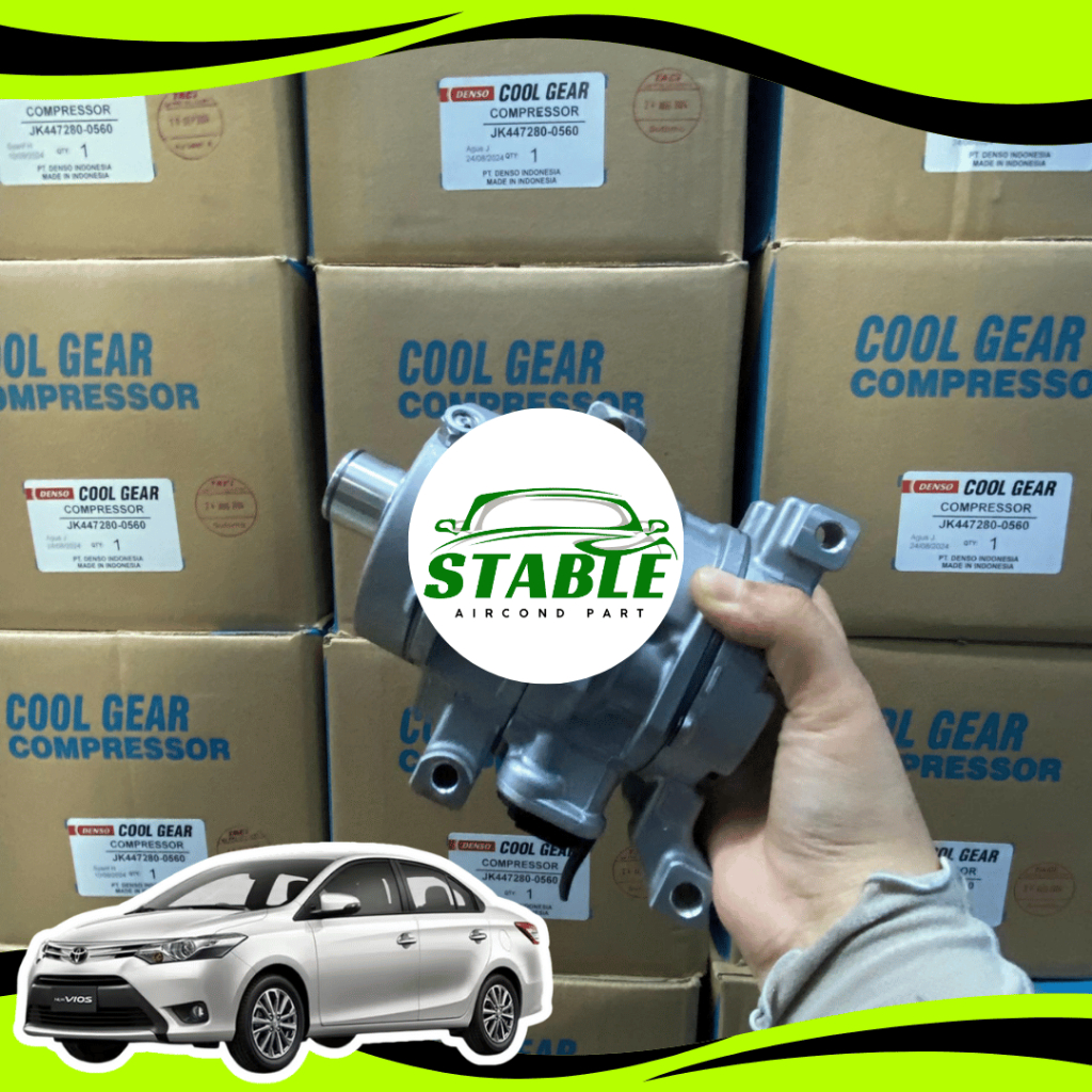ORIGINAL COMPRESSOR TOYOTA VIOS 2003-2009 (BODY ONLY) !!! | Shopee Malaysia
