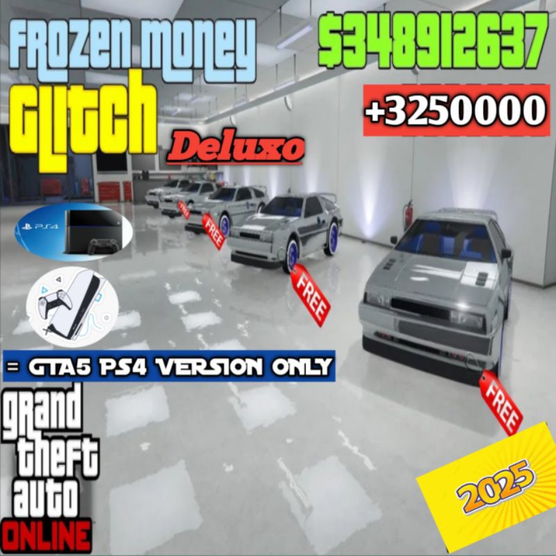 GTA 5 ONLINE FroZen MONEY GLITCH PS4 VERSION | Shopee Malaysia