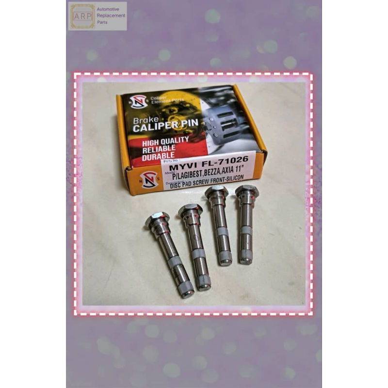 NS Disc Pad Screw Lagibest, Bezza 11",Axia (front)(caliper screw ...