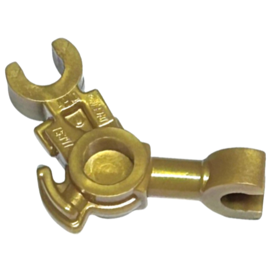Lego Minifigure Parts - Pearl Gold Hero Factory Mechanical Arm (Part ID ...
