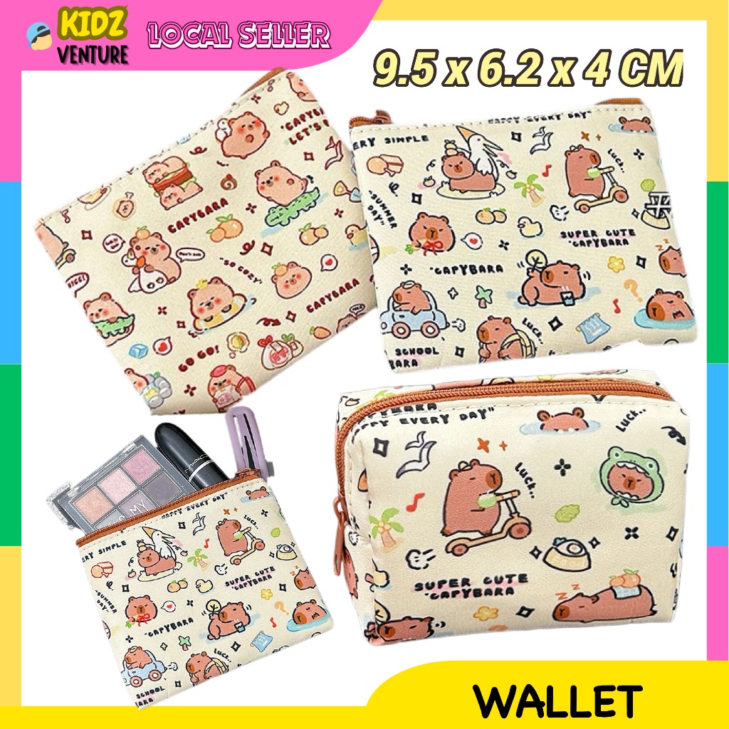 (READY STOCK)Capybara Mini Wallet Storage Toy Fashion Cartoon Trendy ...