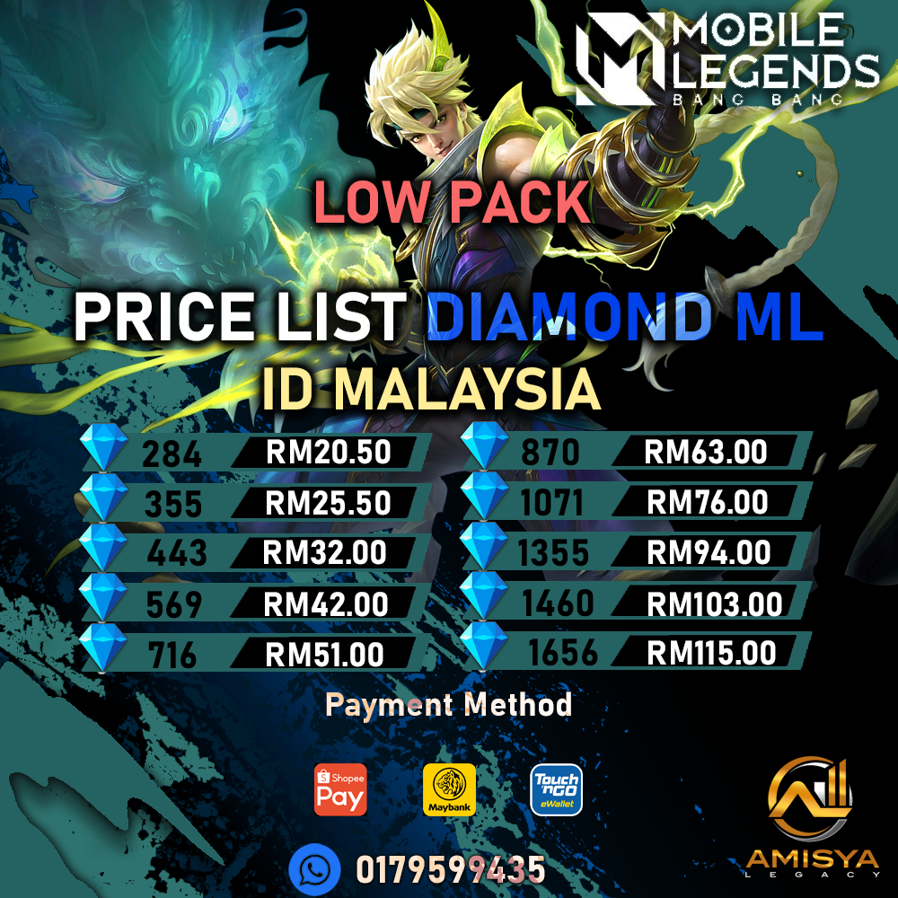 Joki | MLBB Rank Boost | DM | PC Game | Shopee Malaysia