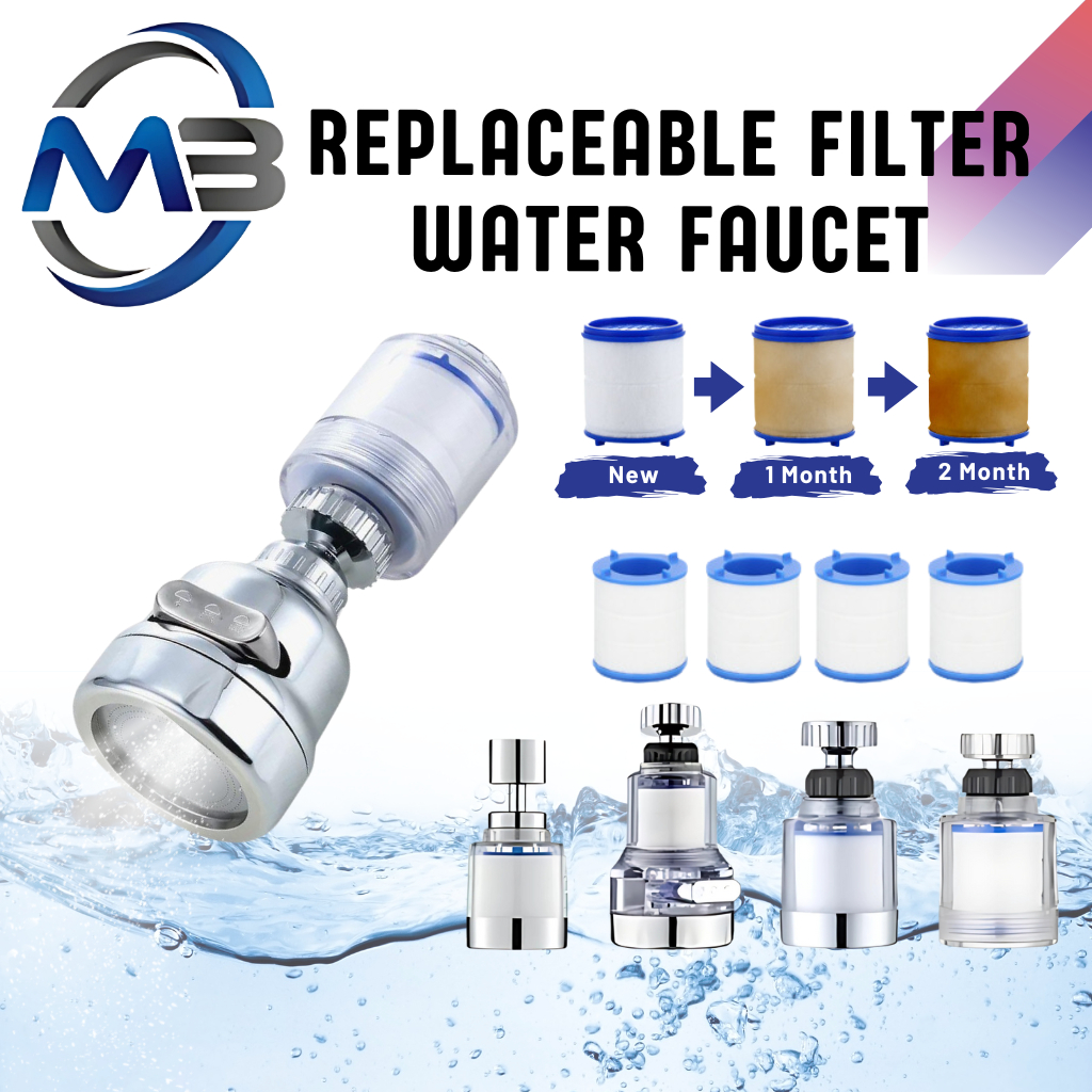360° Rotatable Multifunction Faucet Filter - 360° Rotation, Pressurize ...