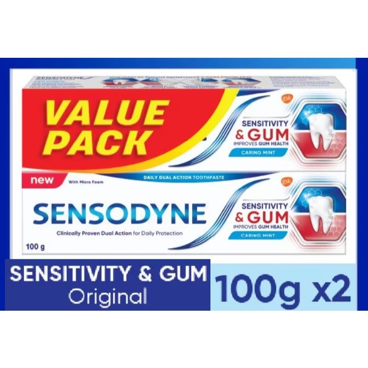SENSODYNE Sensitivity & Gum Sensitive Toothpaste Repair Protect 100g ...